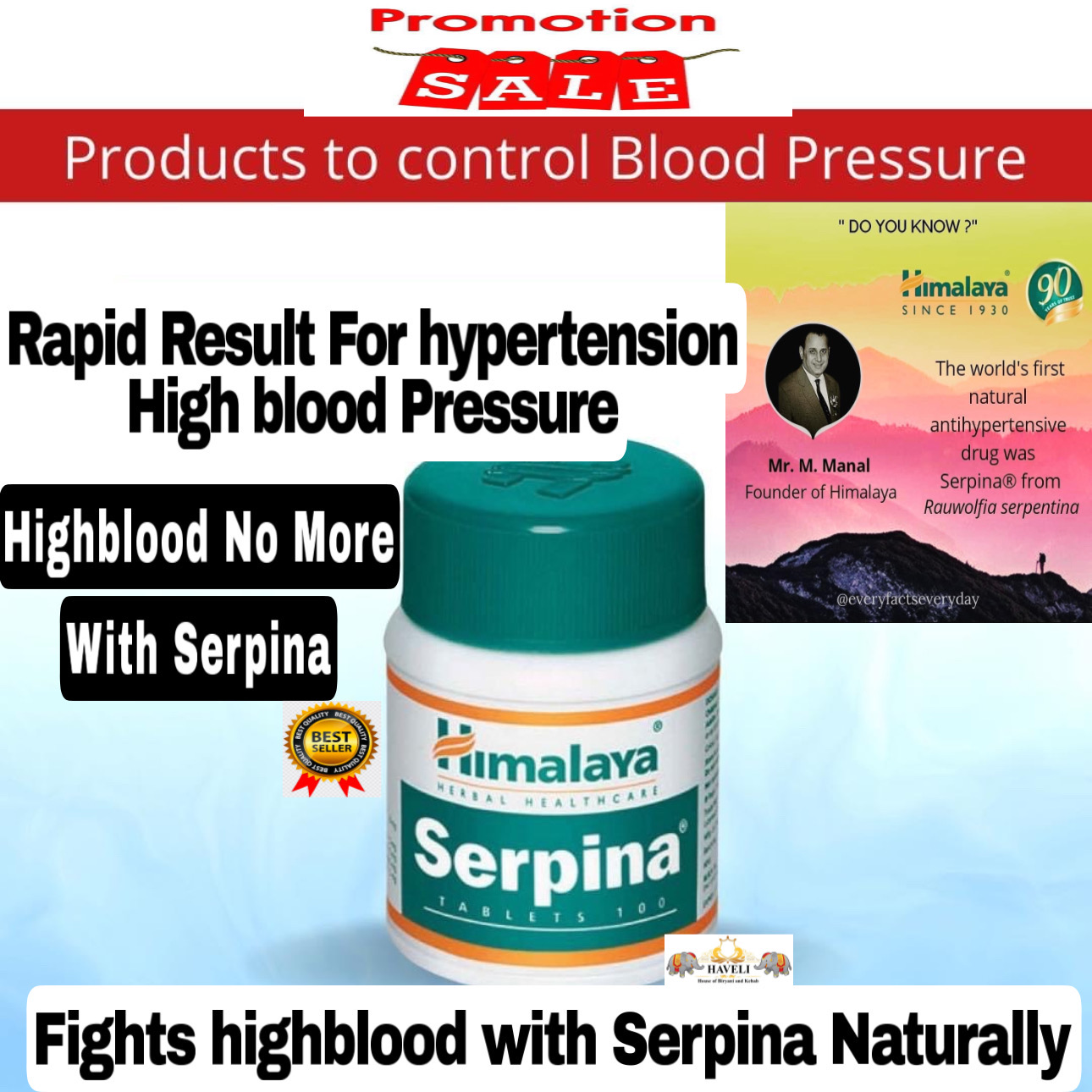 Himalaya Serpina Fights highblood Naturally 100tabs | Lazada PH