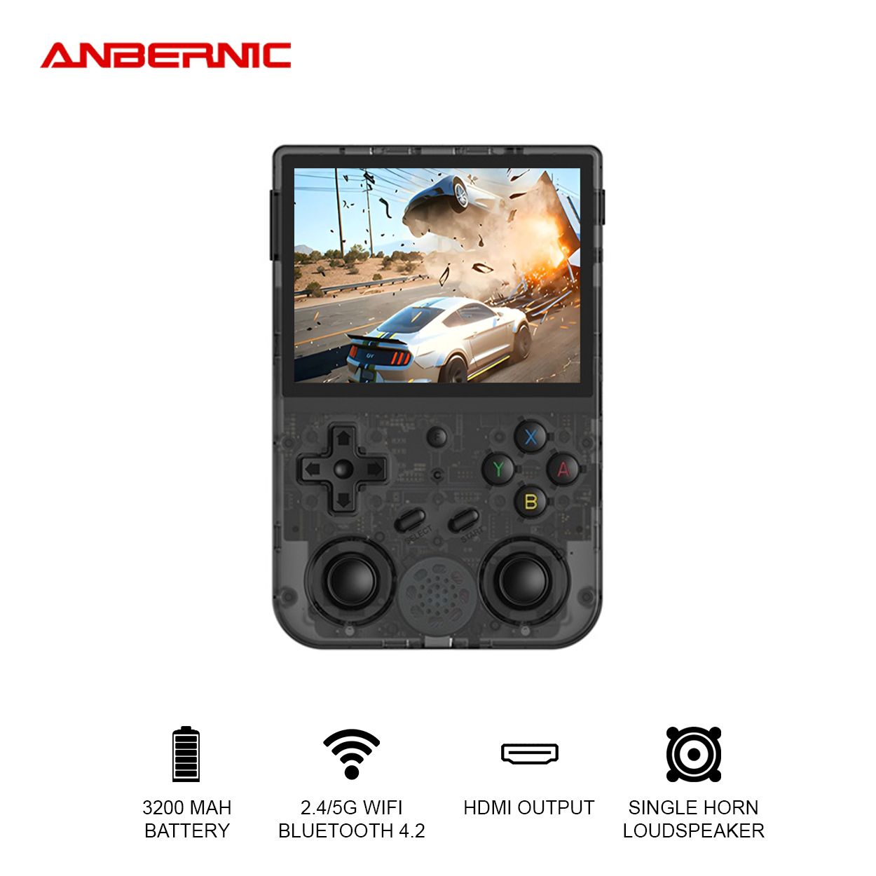 Anbernic RG353VS Retro Games 3.5 Inches Handheld Game Console Emulator ...