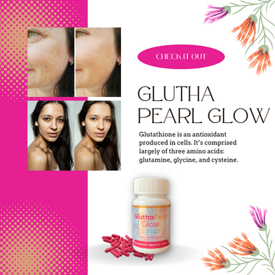 🟥🟥Gluta Pearl Glow Capsule 30 Capsules x 600mg glutathione and collagen ...