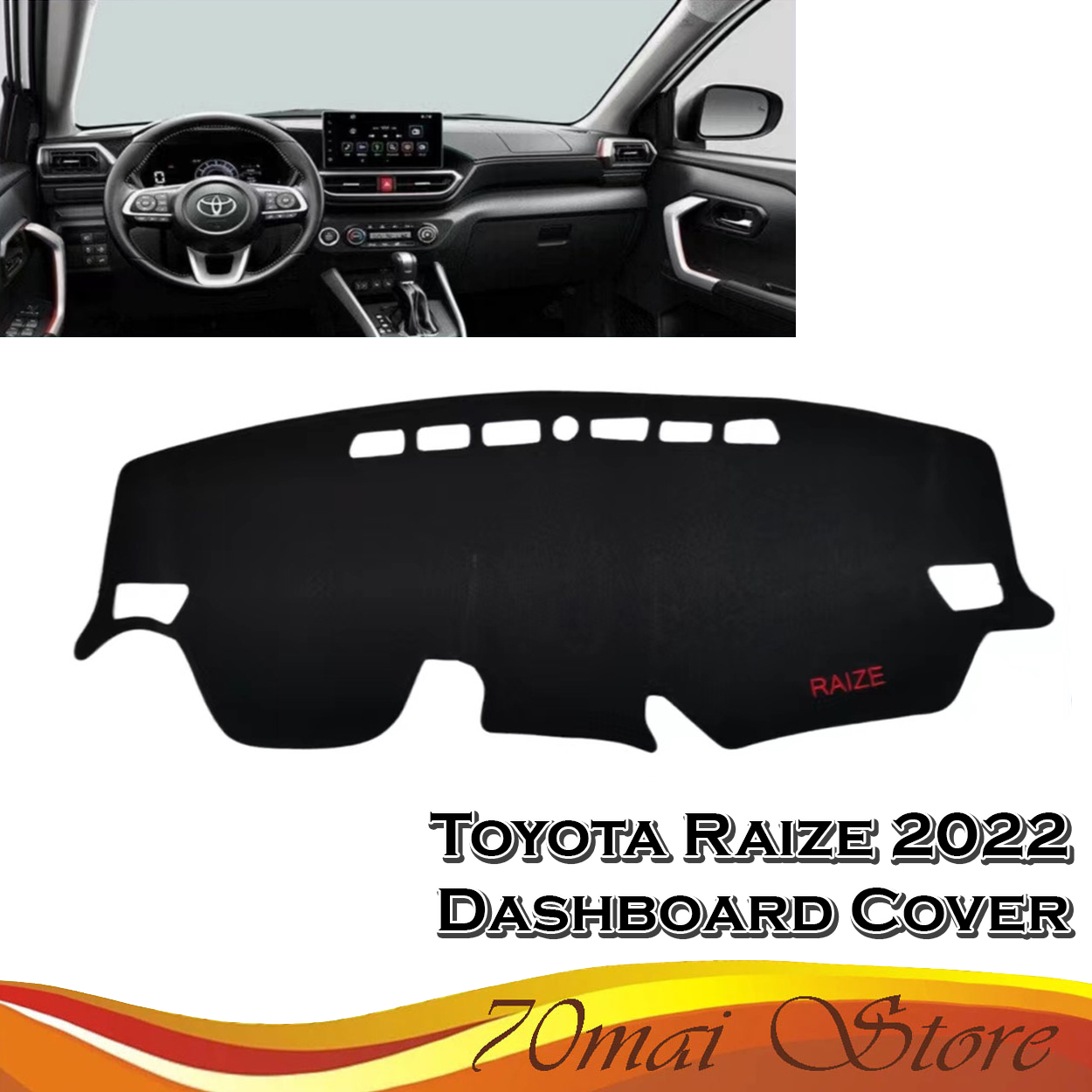 Toyota Raize 2022 Dashboard Cover | Lazada PH