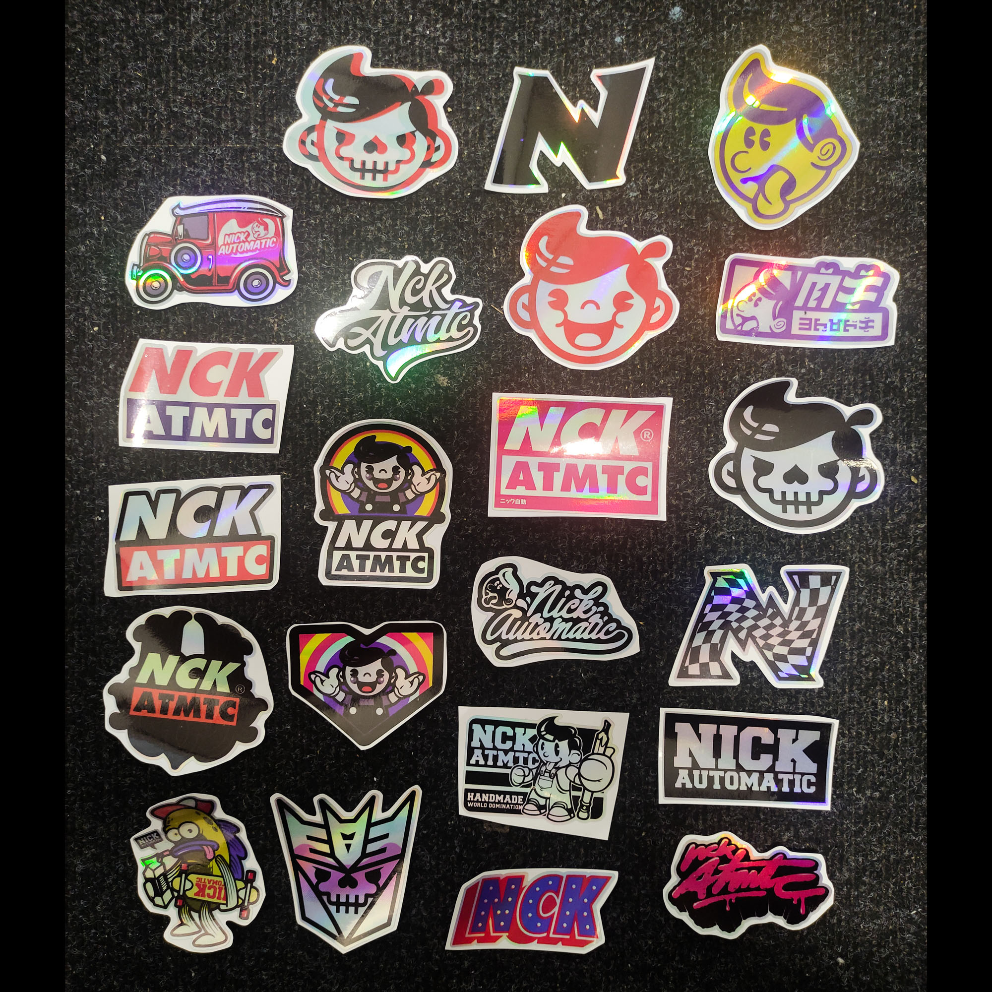 Nick Automatic Stickers