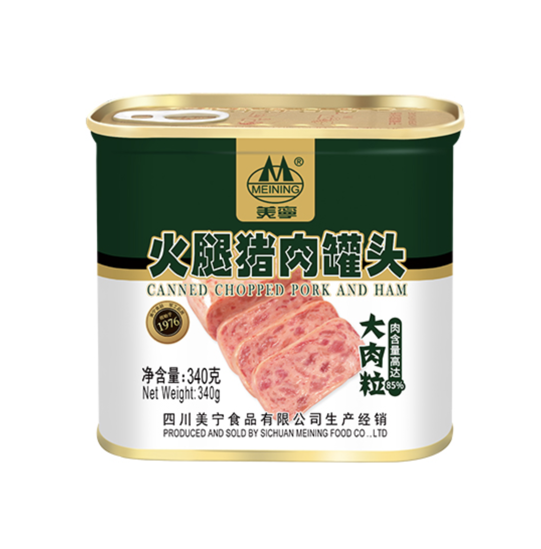Meining Canned Luncheon Meat Pork and Ham 340g | Lazada PH