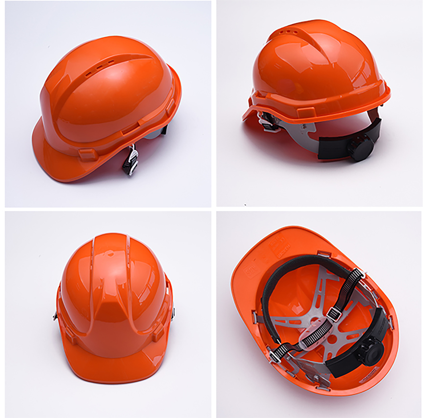 Harden 285mm Safety Helmet hard hat CE approved PP plastic Body Four ...