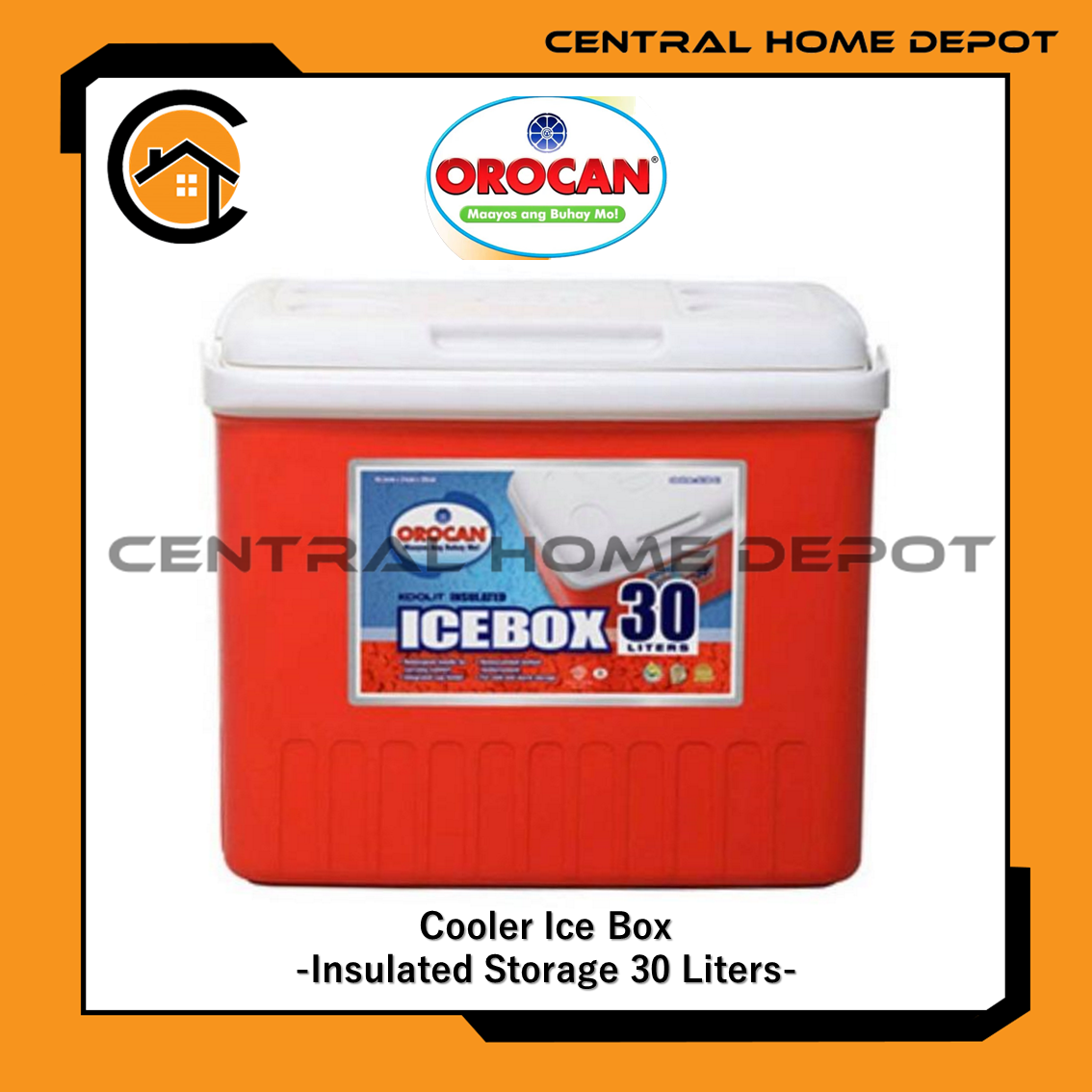 OROCAN Insulated Ice Box Cooler 30 Liters / 9230 | Lazada PH