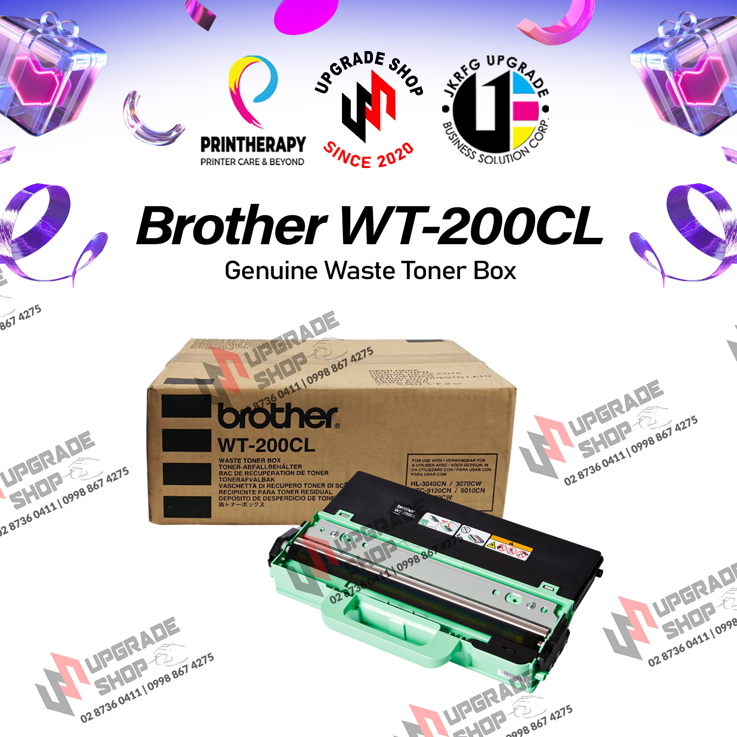 Brother Genuine Waste Toner Pack WT-200CL | Lazada PH