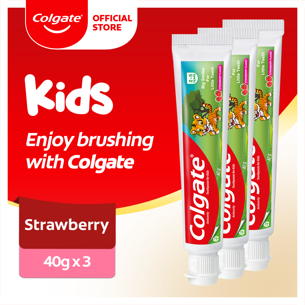 Colgate Kids Toothpaste Tiger 40g, Pack of 3 | Lazada PH
