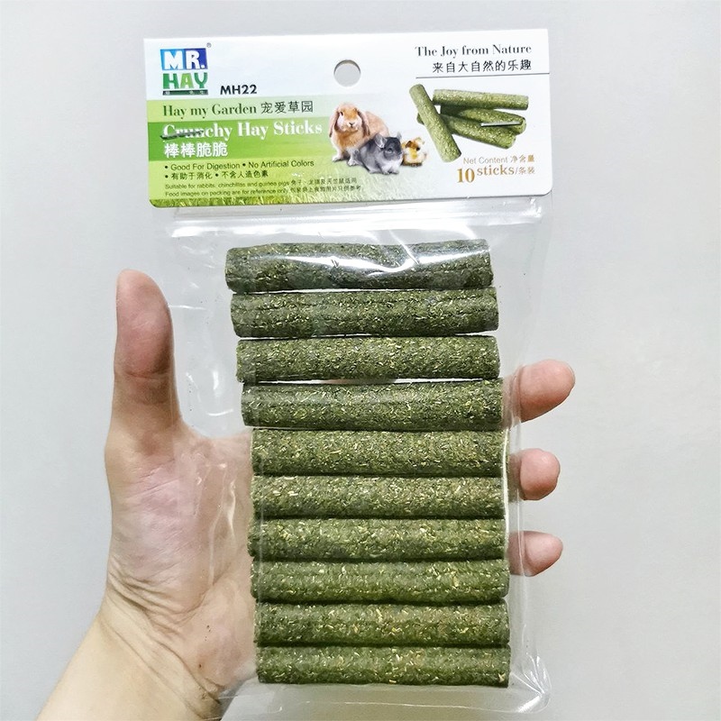 Mr. Hay Crunchy Timothy Hay Sticks (10 pieces) | Lazada PH