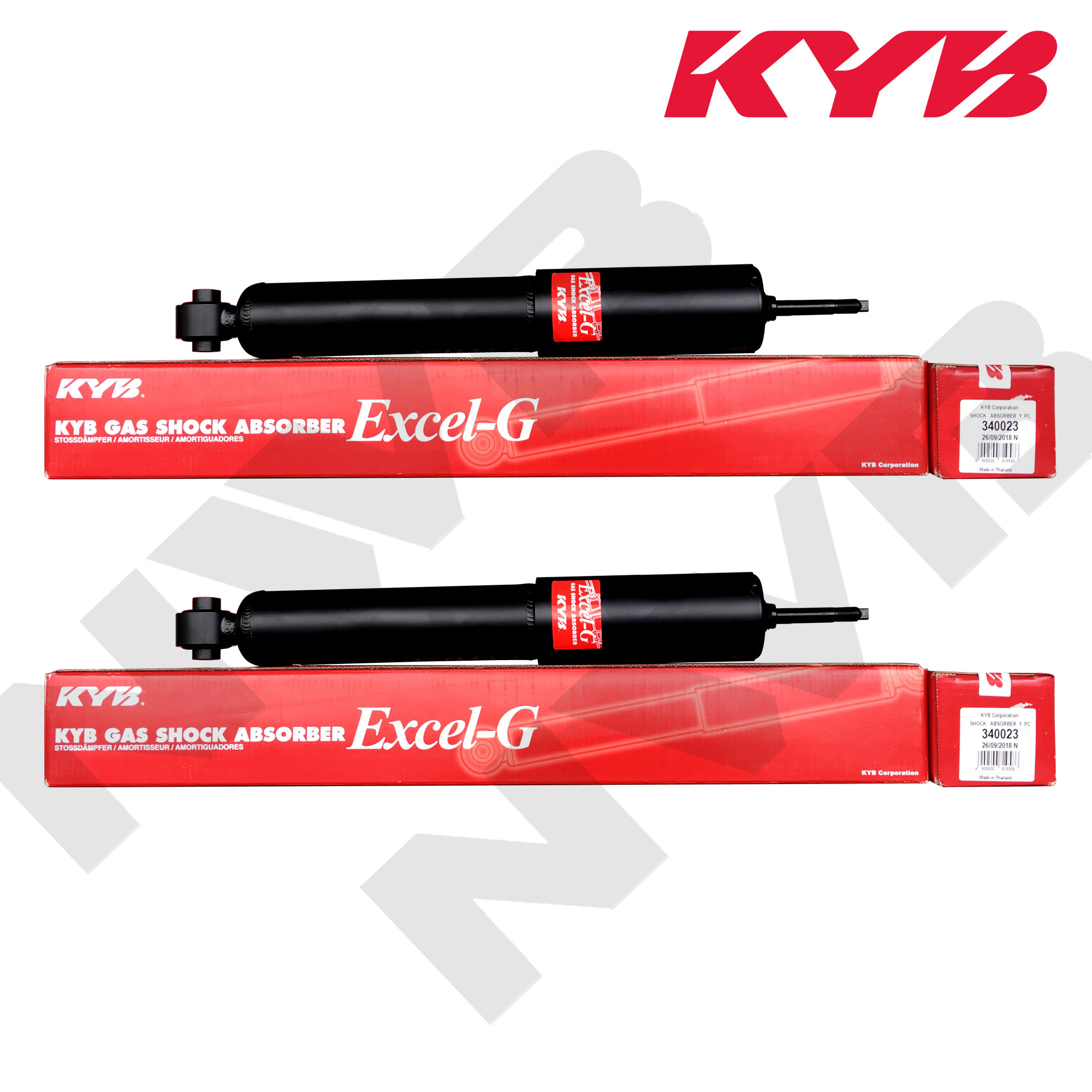 KYB 340023 for Ford Ranger 4x4 2007-2012, Everest 2007-2014 Set of 2 ...