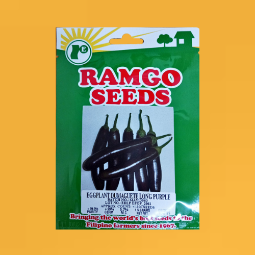 RAMGO EGGPLANT DUMAGUETE LONG PURPLE SEEDS | Lazada PH