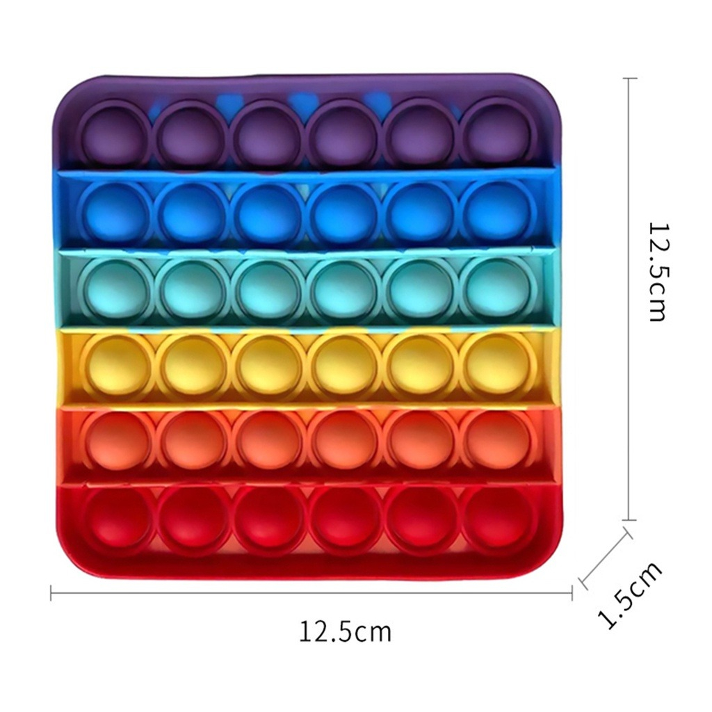 Pop It Fidget Toy Decompression Toy Kids Educational Toys Push Pop ...