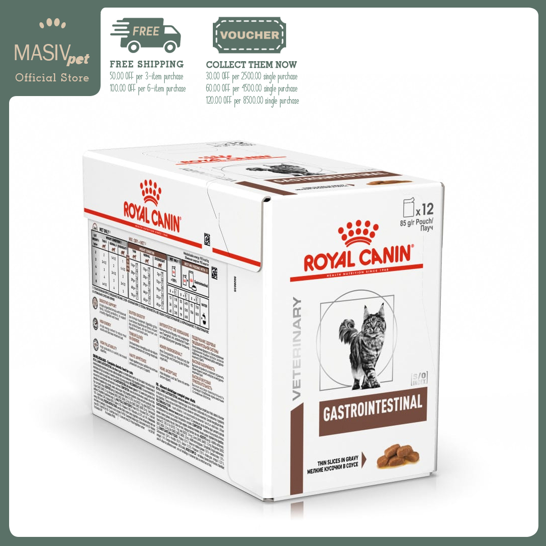 Royal Canin | Gastrointestinal | Cat | 12pcs x 85g Pouch | Wet Food ...