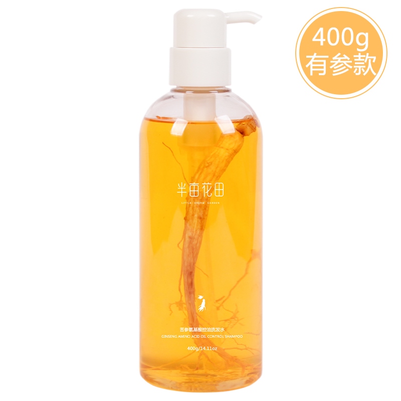 The shampoo has ginseng half-mu Tian Hua Tian Ban Mu Garden Ban Tian ...