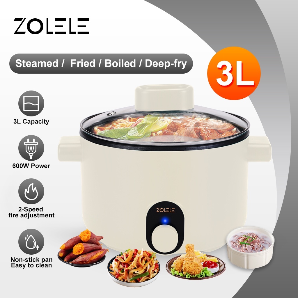 MM global automotive supplies ZOLELE multifunctional electric cooker 3L ...