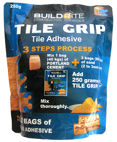 BUILDRITE TILE GRIP - Tile Adhesive Additive 250 GRAMS | Lazada PH
