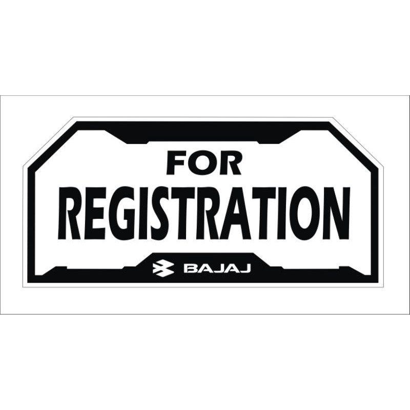 Temporary Motor Plate / Motorplate / For Registration / Plate number ...