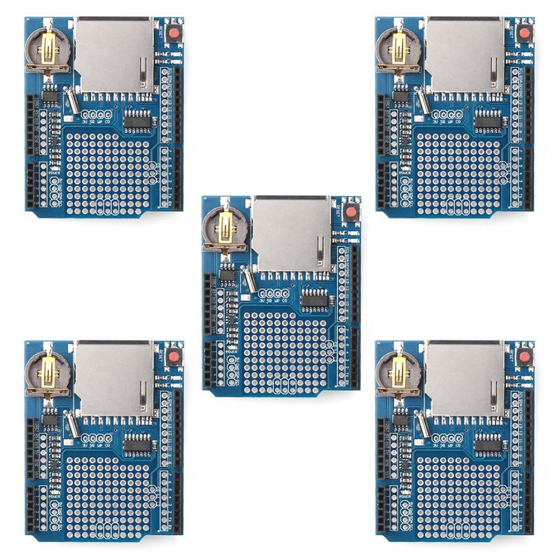 Recorder Data Logger Module Logging Shield XD-204 For Arduino UNO SD Card XD204 Data Logging ...