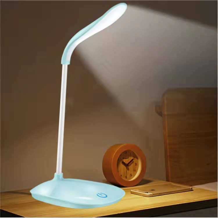 Table Lamp LED Stand Desk Lamp USB Rechargeable 360° Flexible Rotatable ...