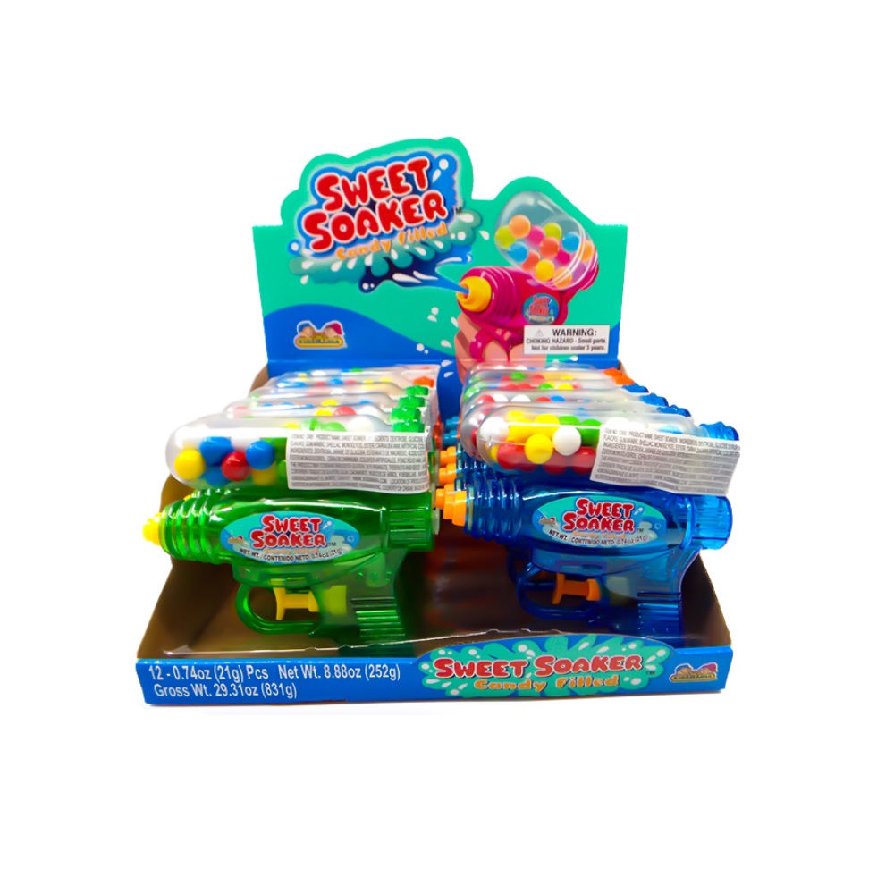 Kidsmania Sweet Soaker Candy Filled Gun 12 x 21g | Lazada PH