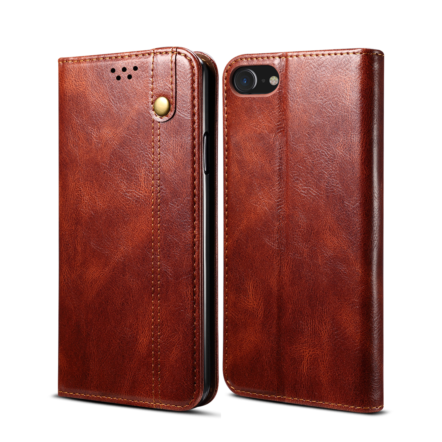 iPhone SE 2020 Case, WindCase Premium PU Leather with Card Slots and ...
