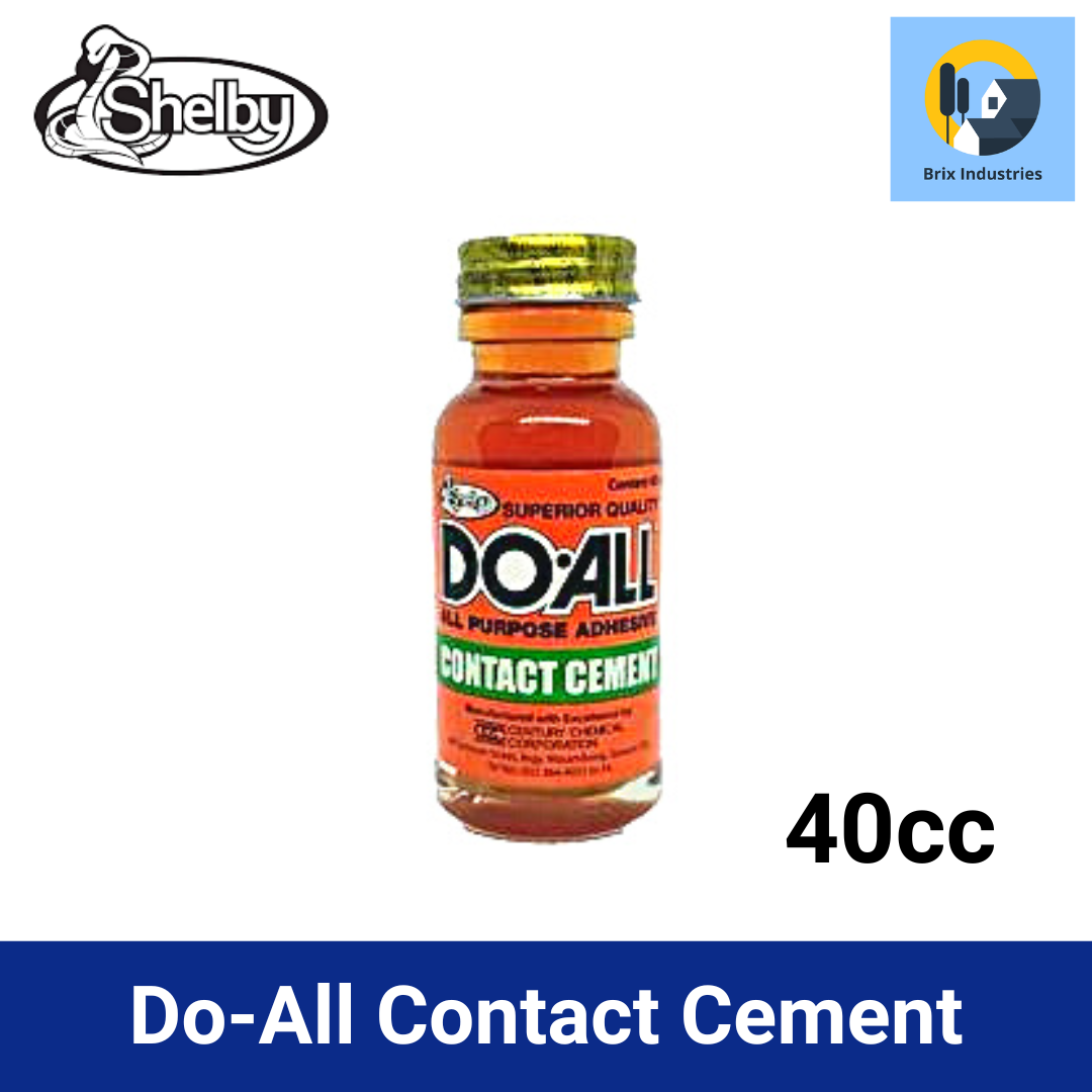 Shelby Do-All Contact Cement All Purpose Adhesive 40cc or 350cc Do All ...