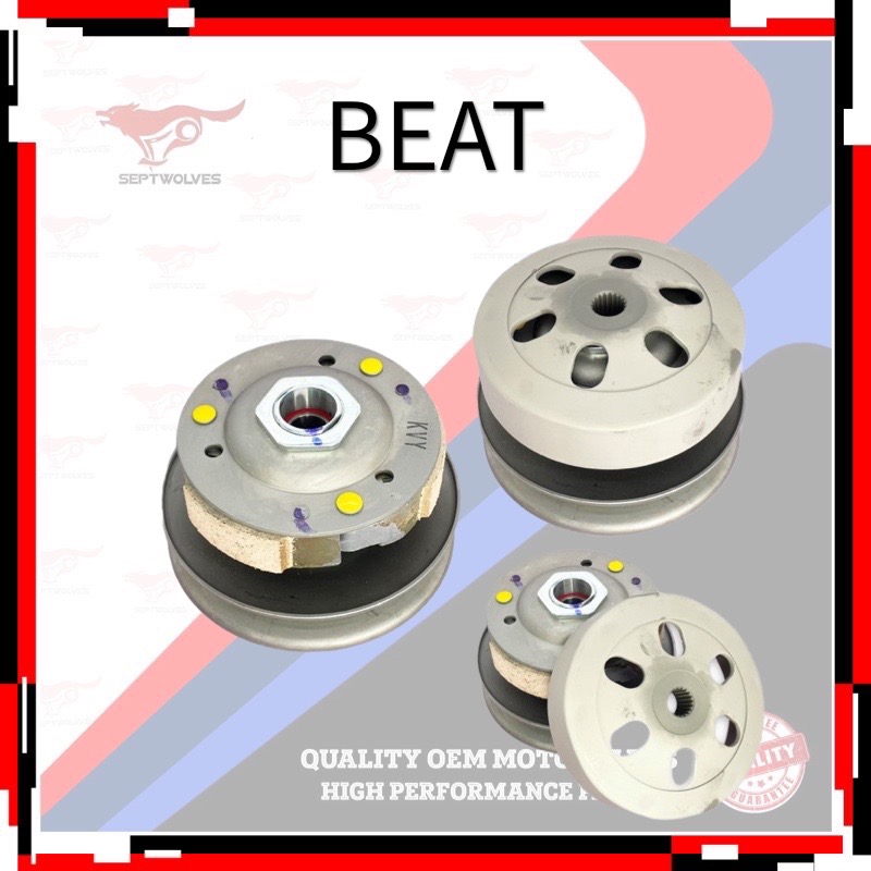 BGL Clutch assy torque drive assembly Mio/Beat/Skydrive/Gy6(set ...