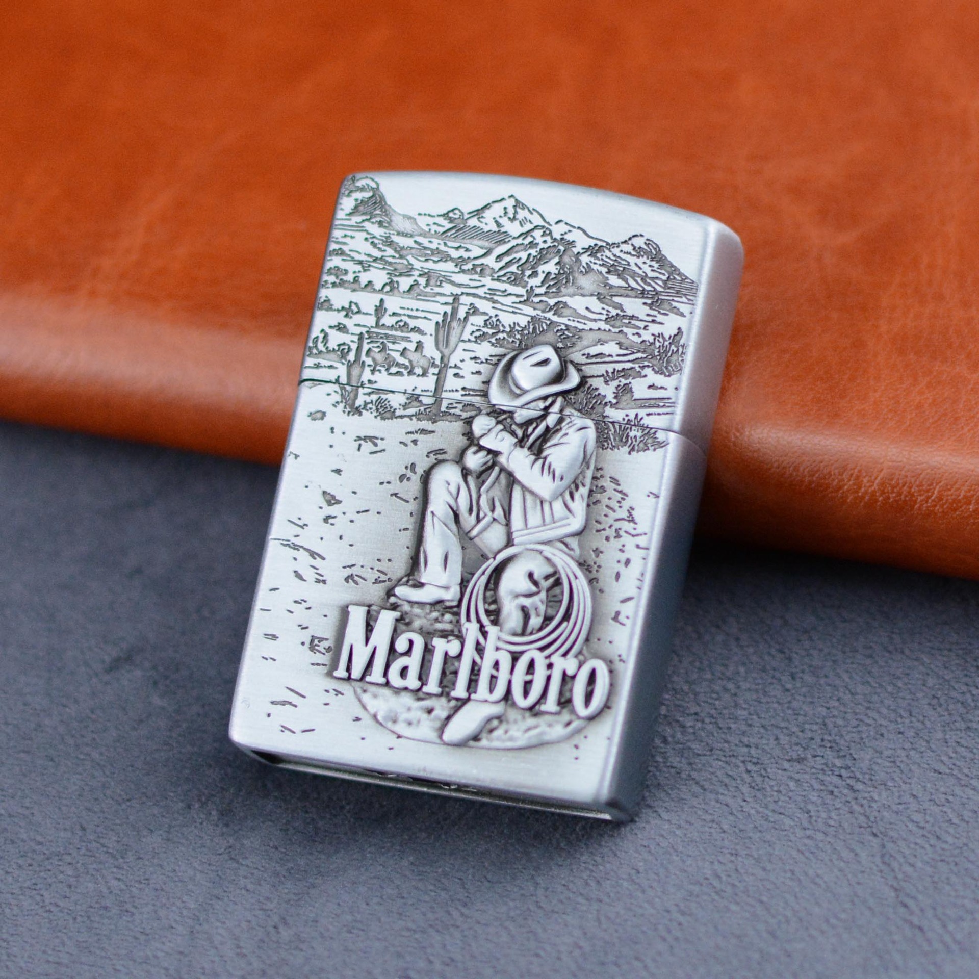 Kimigo Lighter Alone Man Handy Refillable Lighter MArlboro Design ...