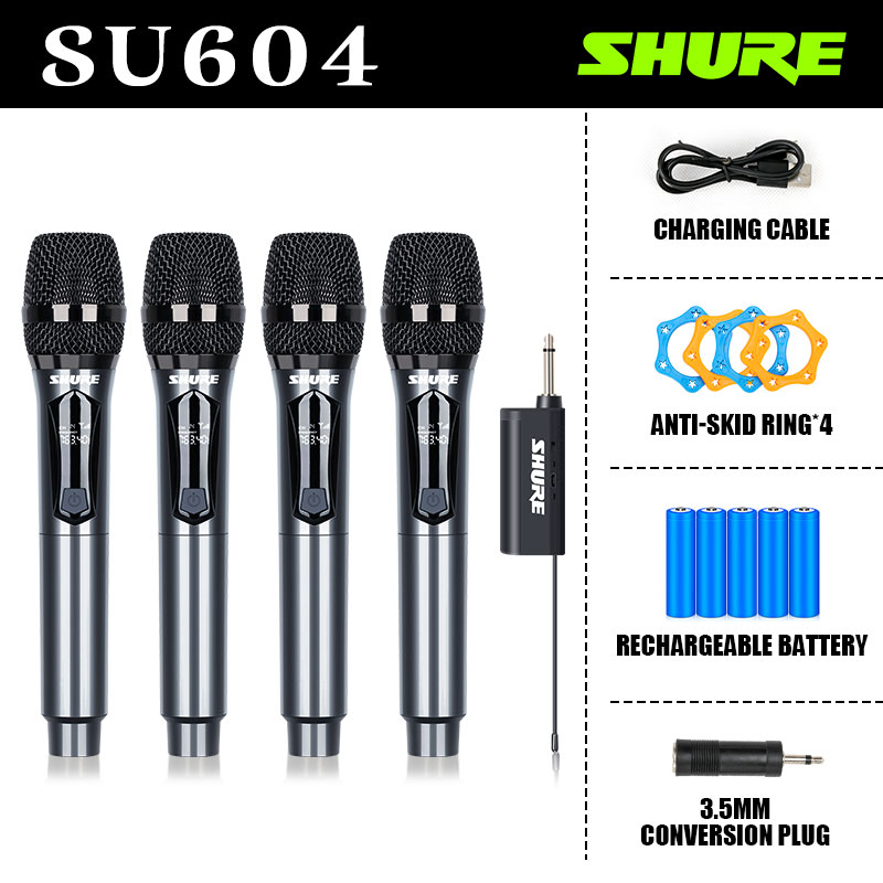 [Na-upgrade na bersyon ng pagsingil] SHURE SU601/SU602 UHF wireless na ...