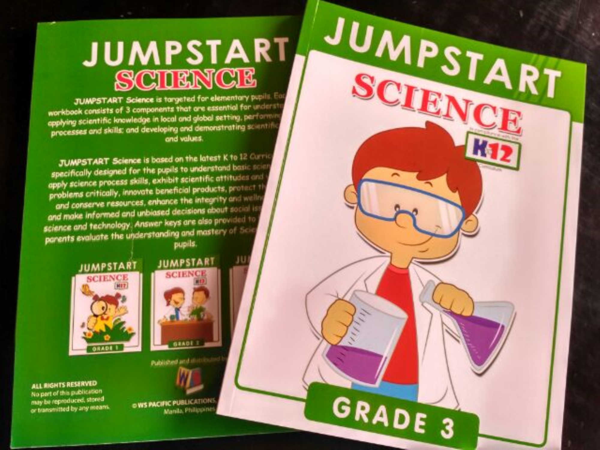 Jumpstart Workbooks for Nursery to Grade 3 (Math English or Science ...