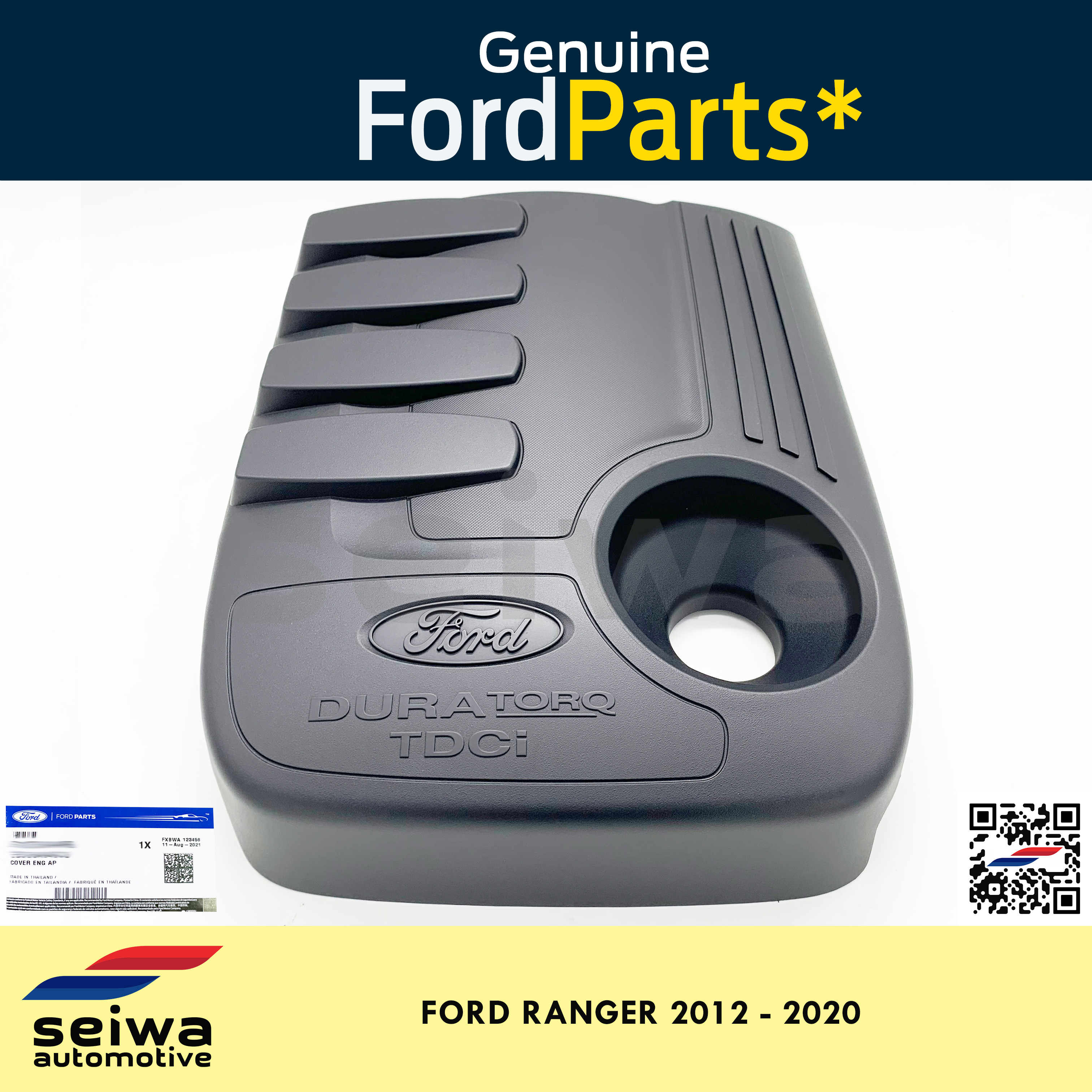 [2012 - 2020 2.2L] Ford Ranger Engine Cover - [2016 - 2022 2.2L] Ford ...