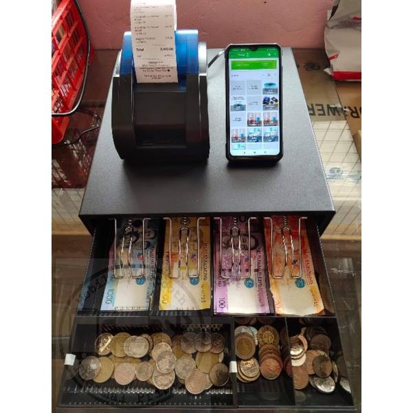 Combo A Mobile Thermal Printer with Free POS System and Cash Drawer | Lazada PH