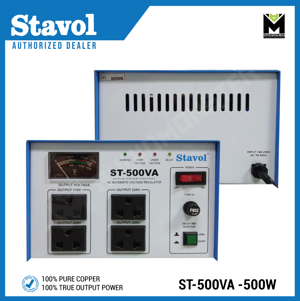Stavol ST-500VA 500W AVR | Lazada PH