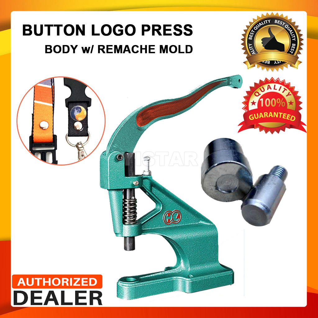 Button Logo Press Body with Remache Mold, Hand Press Punch Machine ...