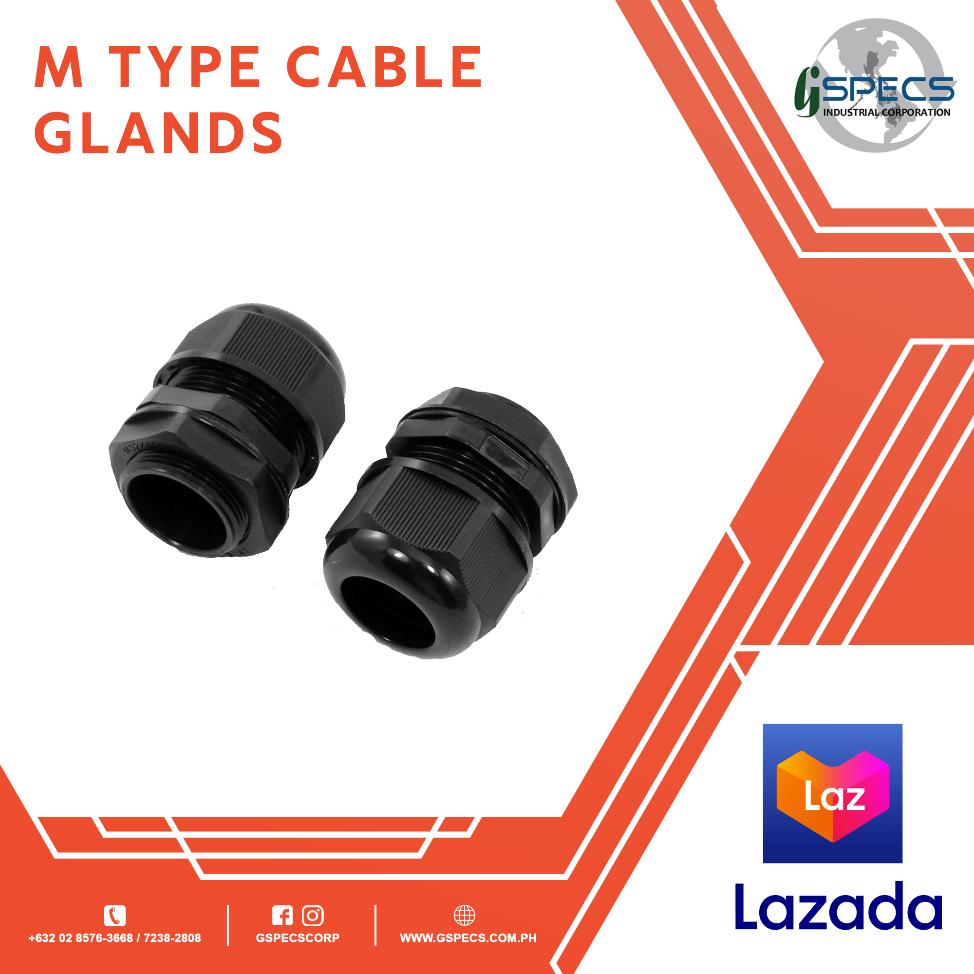 M TYPE CABLE GLANDS | Lazada PH