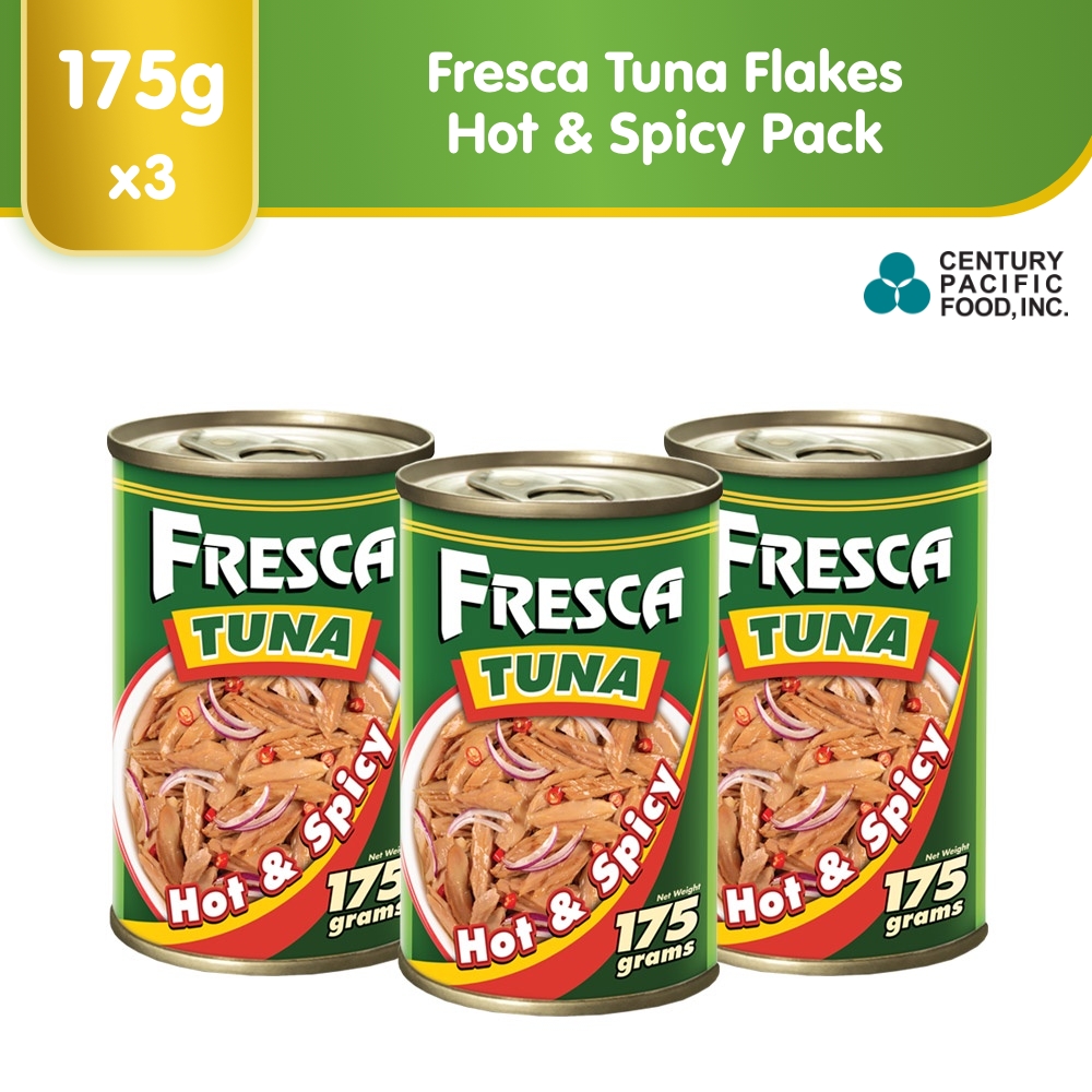 Fresca Tuna Flakes Hot & Spicy 175g x3 | Lazada PH