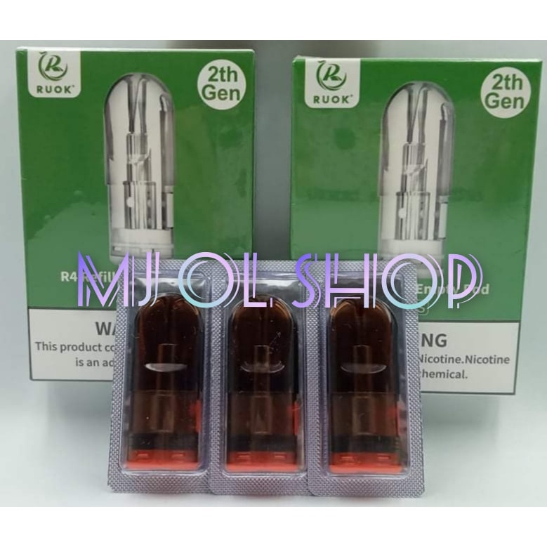 【COD】 RUOK R4 Refillable Empty Pod Compatible for RelX Shift Infinity ...