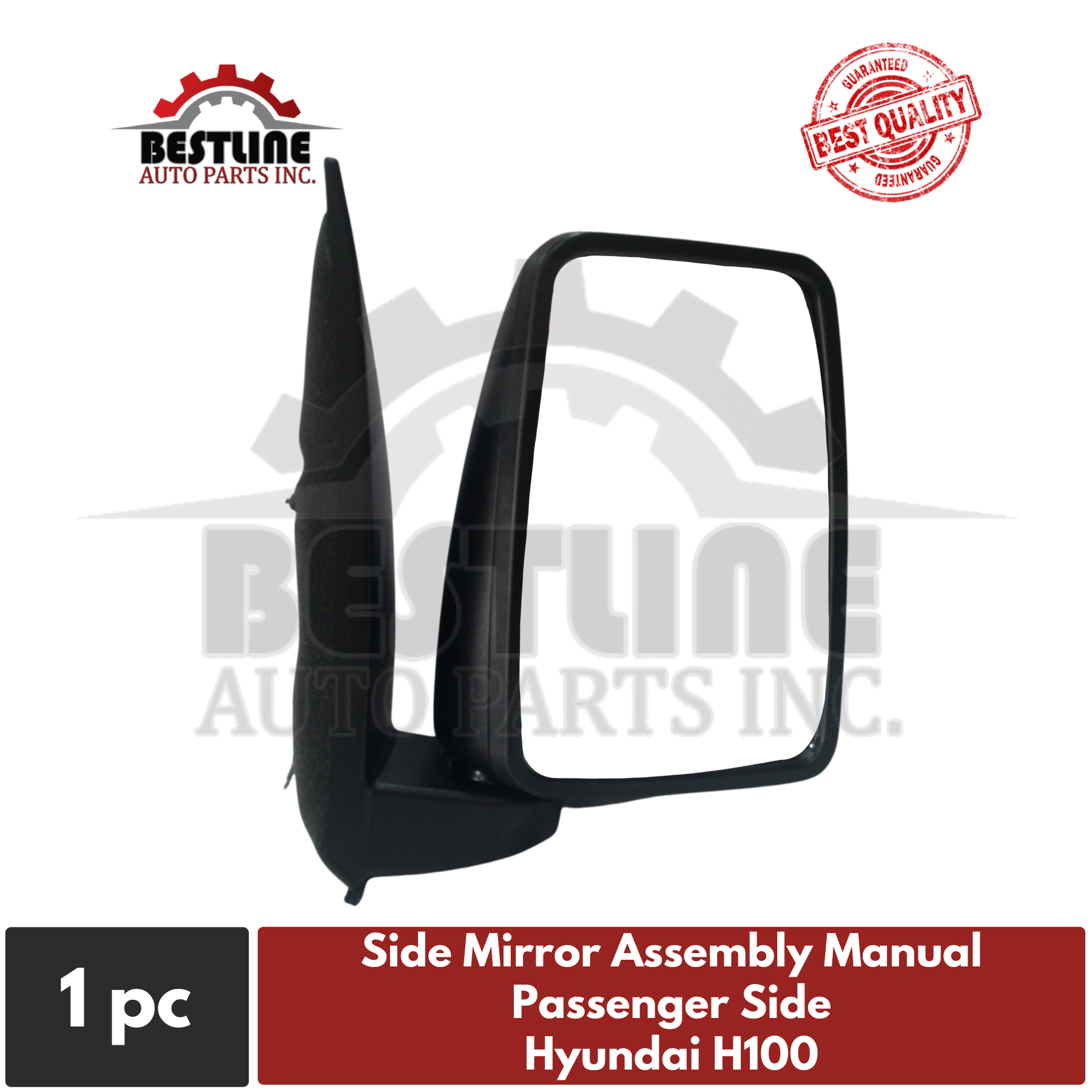 Side Mirror Assembly Passenger Side (Right Side) Manual Hyundai H100 ...