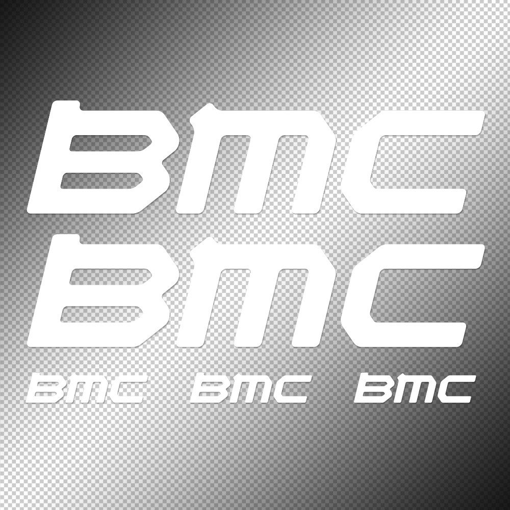 Stickers | (5X) BMC Bikes logo | Weather Proof die-cut decals | Set ...
