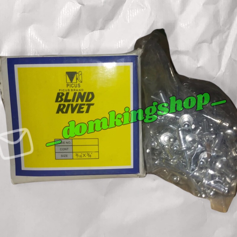 durable Blind revit 5/32x1/2 , 5/32x3/4,3/16x1/4,3/16x3/8,3/16x1/2,3 ...