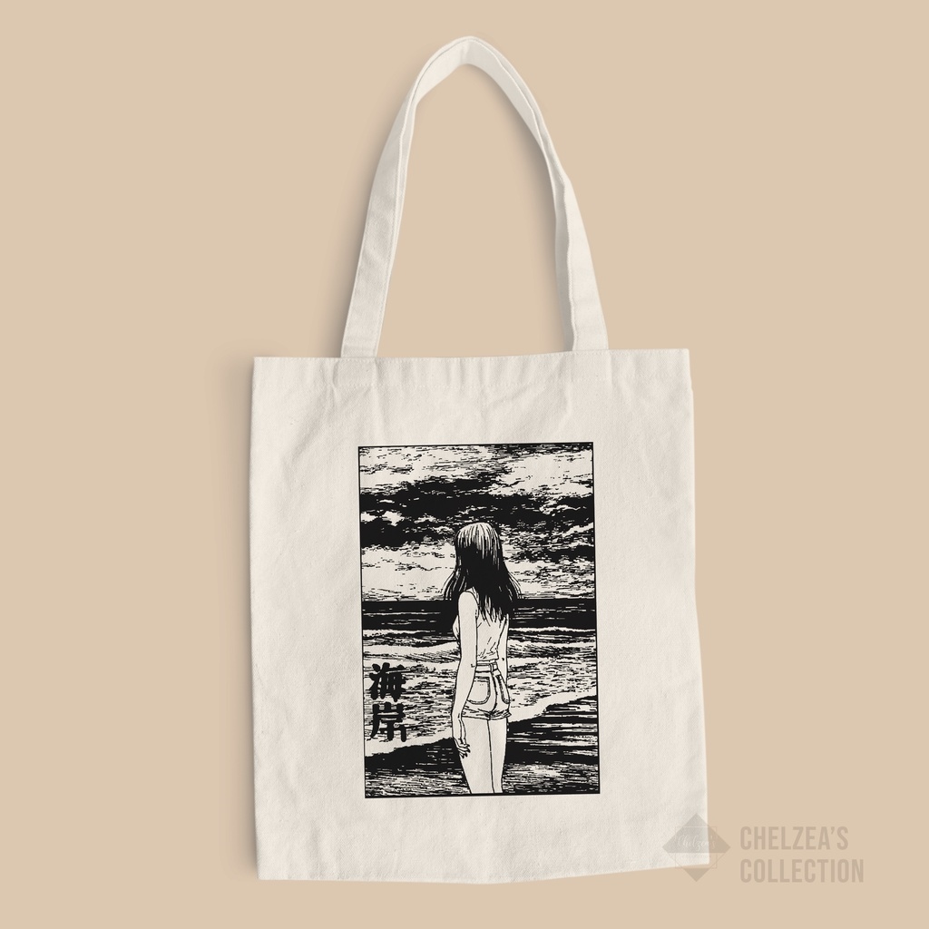 Canvas Tote Bag - Junji Ito Manga Inspired Prints Tomie Uzumaki | Lazada PH