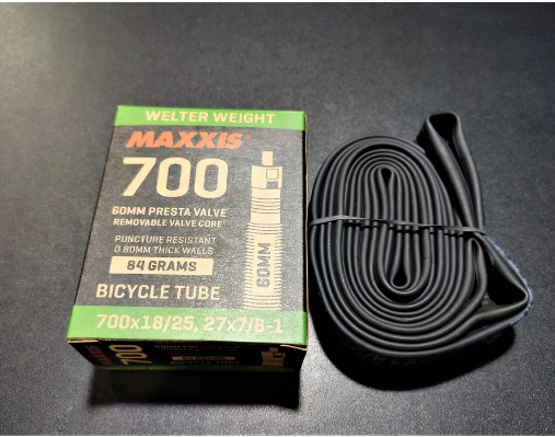 MAXXIS Inner Tube 48MM 1 Piece 26 27.5 29 and 700C - Presta and ...