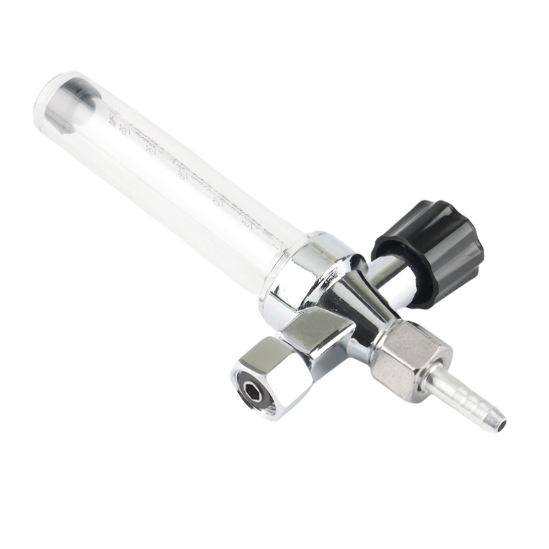 Straight-Through Pressure Reducer Flow Meter, Flow Tube Connected to ...