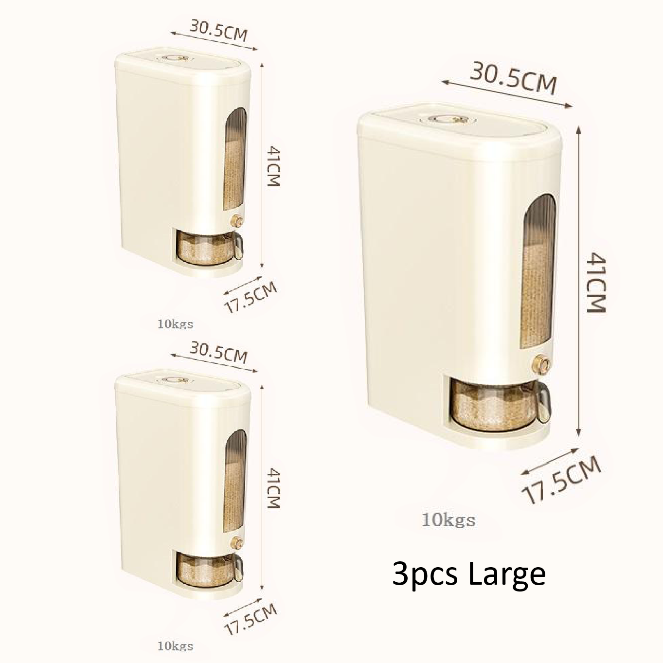 Sunday 10/25kg Selyadong Timba ng Bigas para sa Kusina, Malaking ...