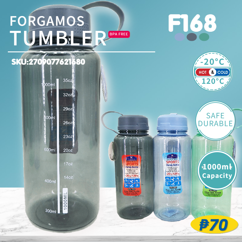 Big Water Bottle Sport indoor and outdoor Tumbler 1Liter#F168 | Lazada PH