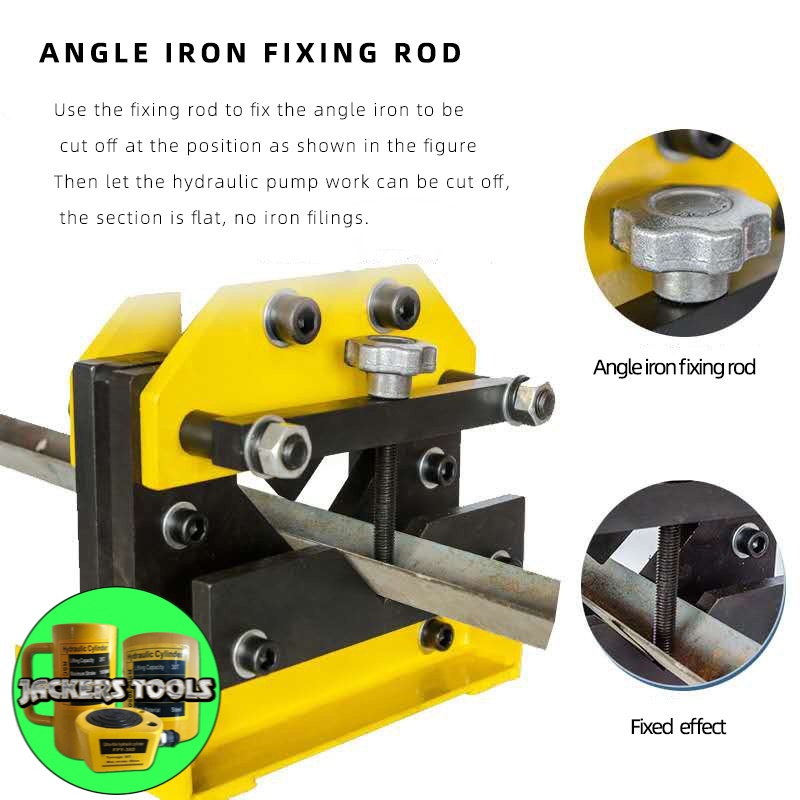 Jackers Tools Hydraulic Angle Steel Bar Cutter Hydraulic Angle Steel ...