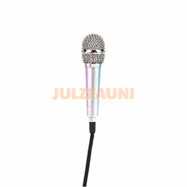 Audio Microphone MINI / SMALL AND COMPACT KARAOKE PORTABLE MICROPHONE ...