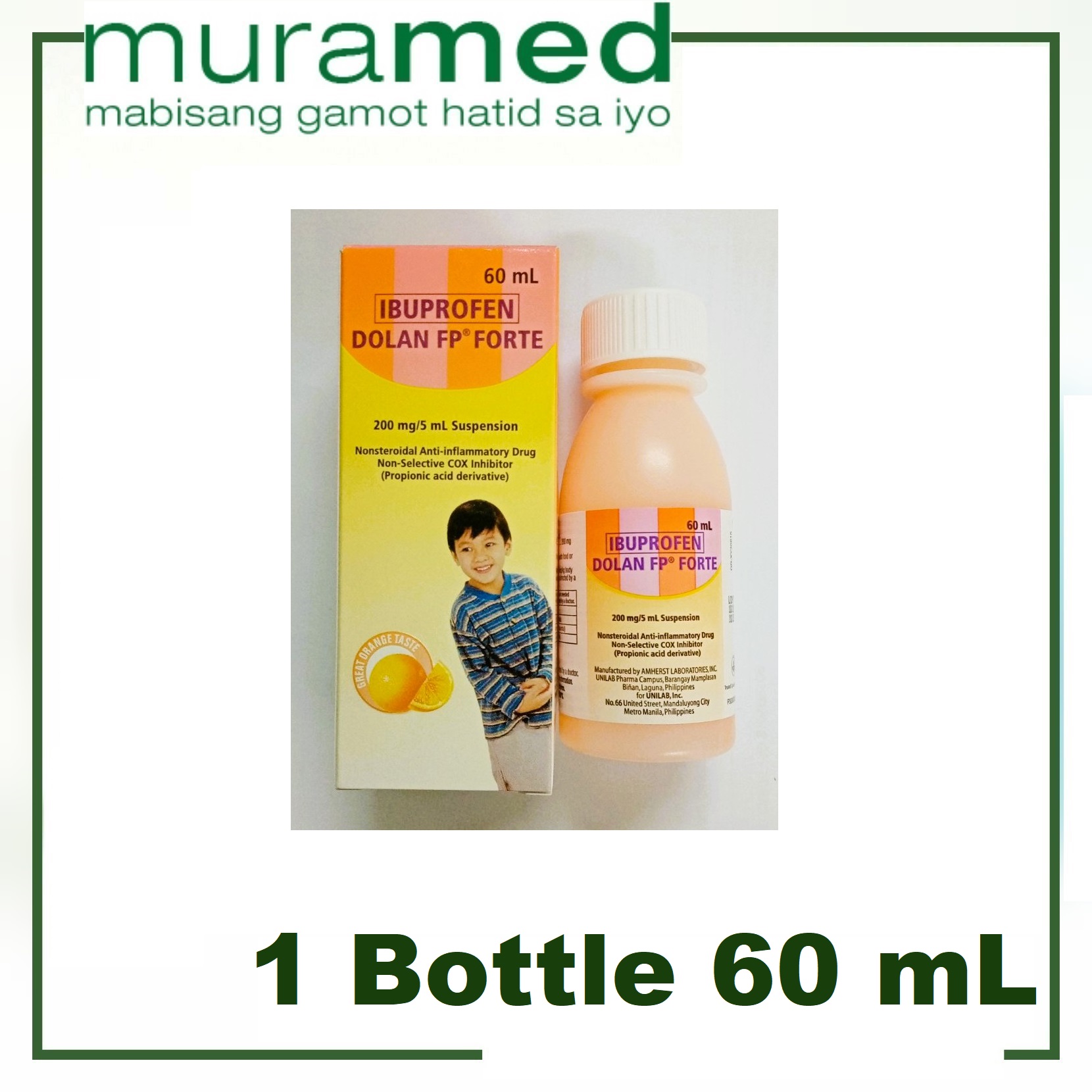 Dolan FP Forte Suspension 200mg/5ml 60 mL | Lazada PH