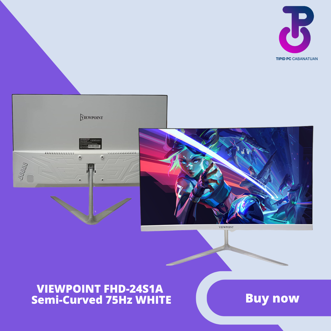 Viewpoint 24" Led Semi Curved Monitor 24S1A 75HZ | Lazada PH