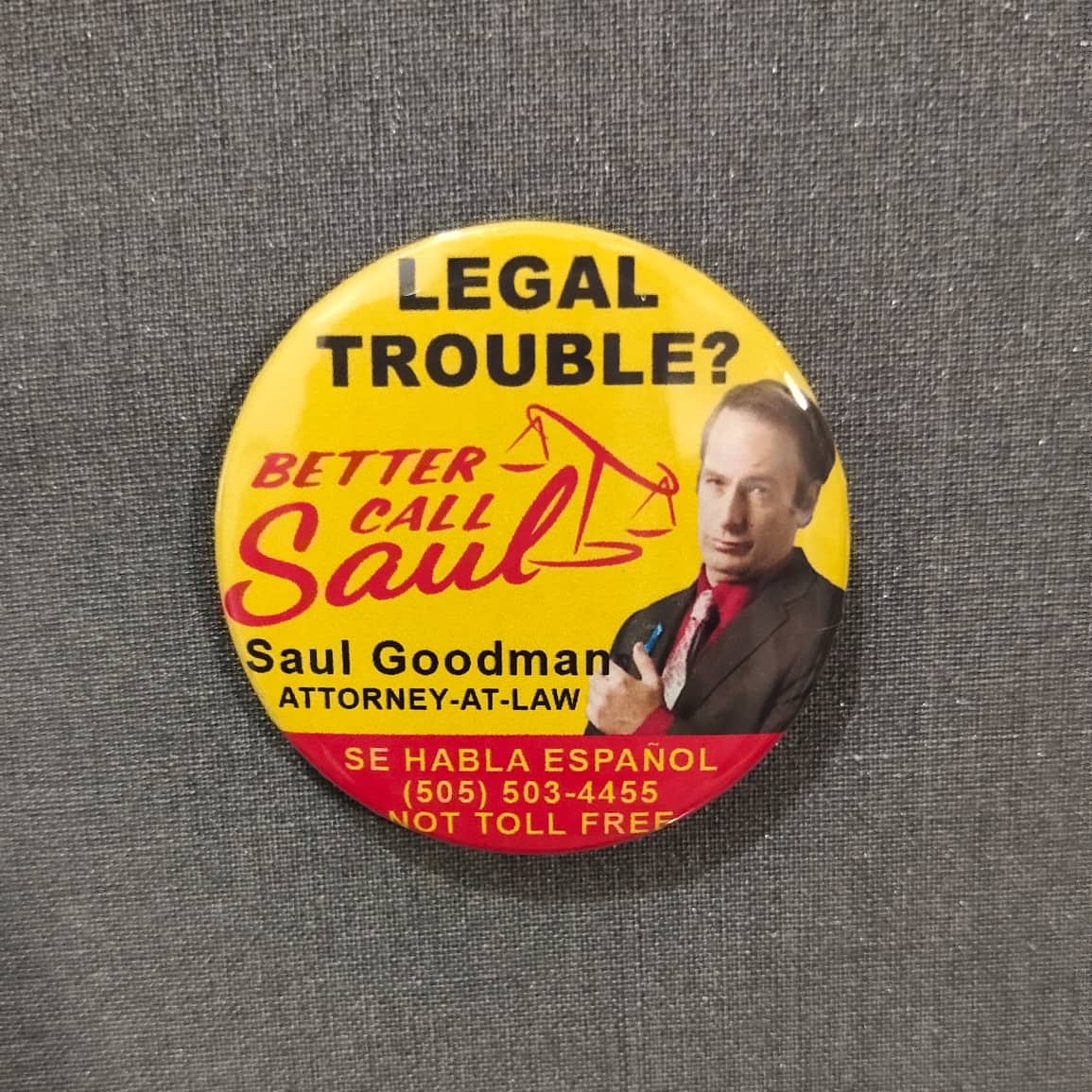 Better Call Saul Themed Button Pin 1.75" | Lazada PH