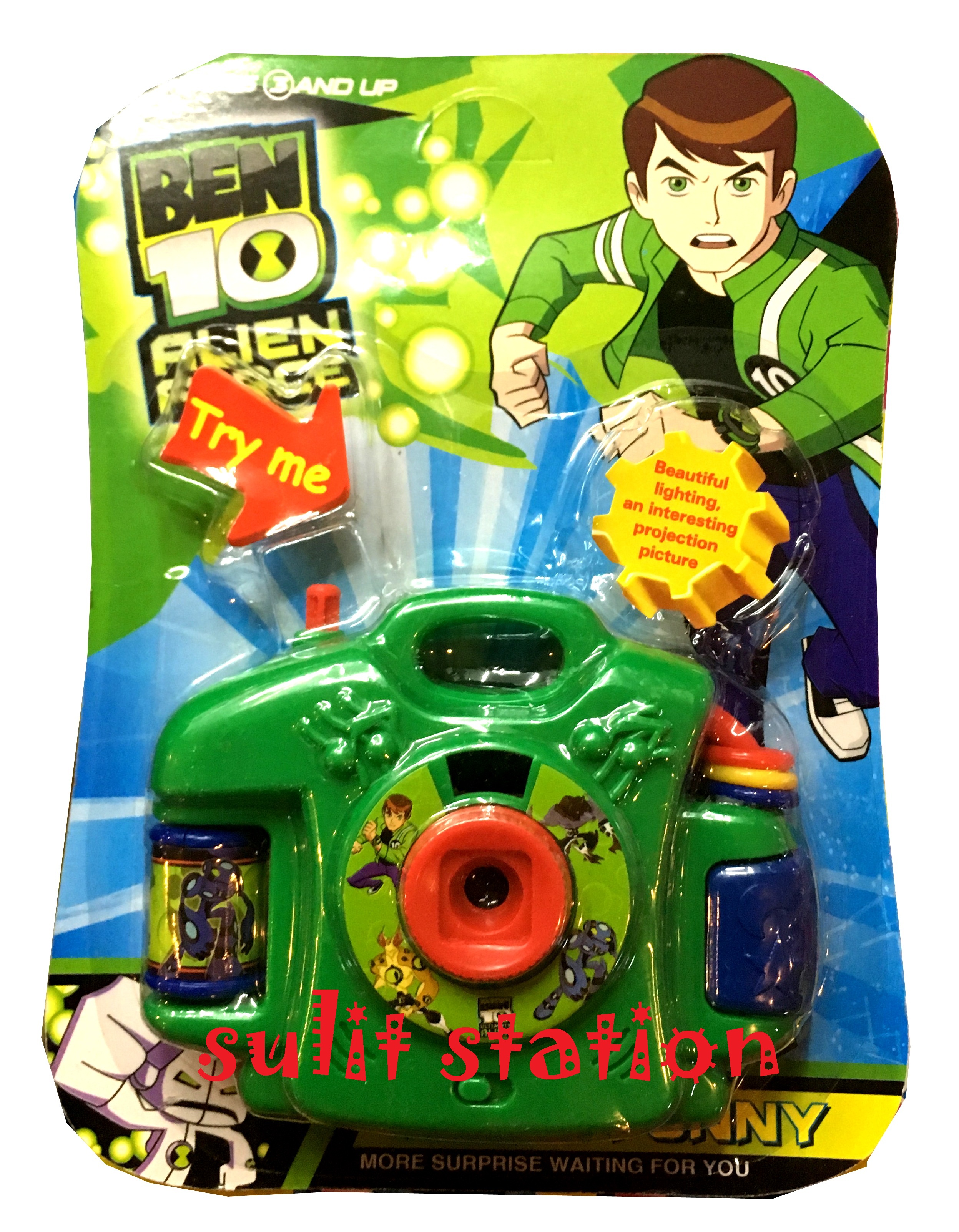 BEN 10 TEN PROJECTOR LED LIGHTED GRID VIEW CAMERA TOYS | Lazada PH