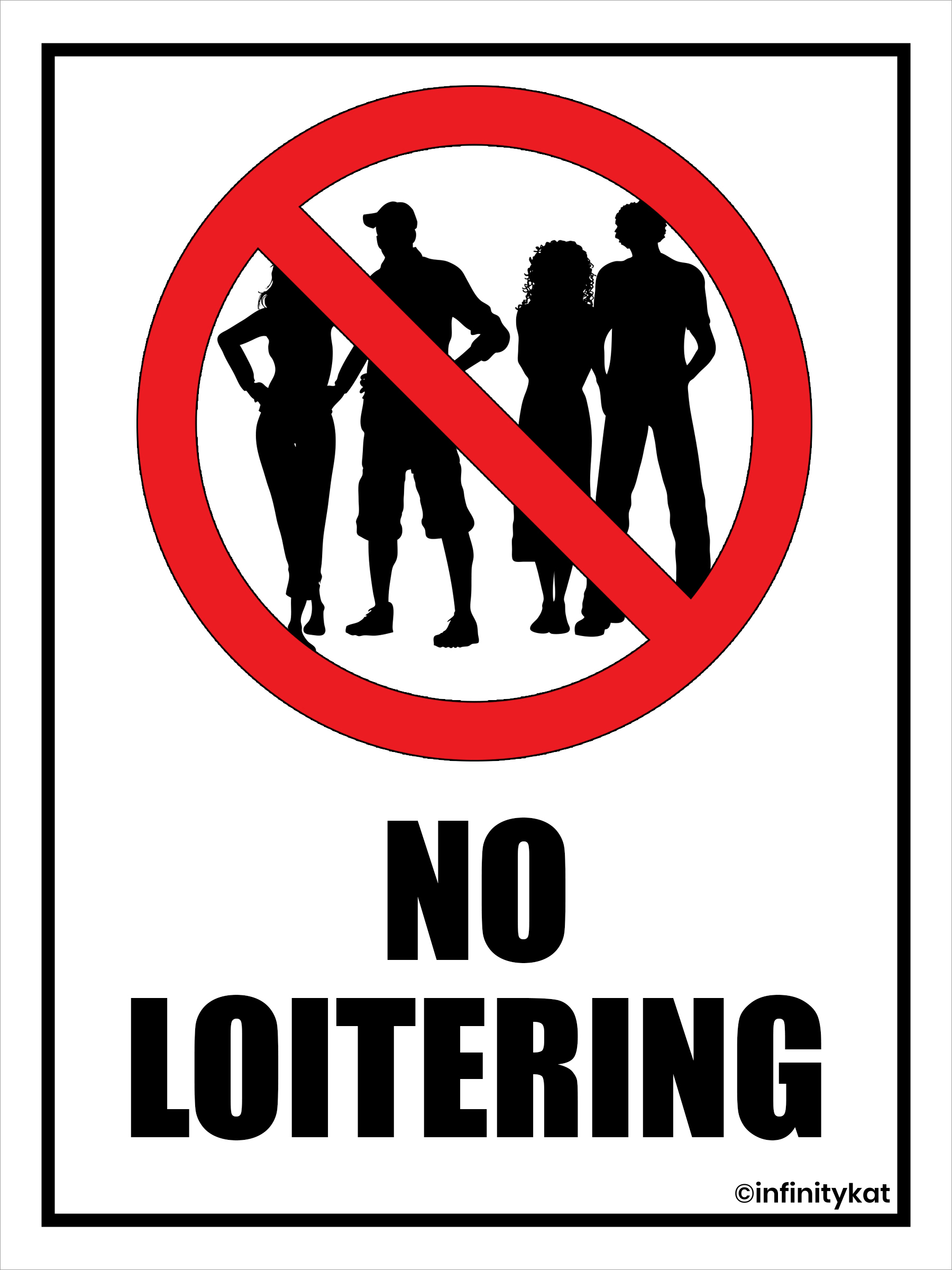 Prohibited Sign No Parking No Smoking Signage Etc. Water proof High ...